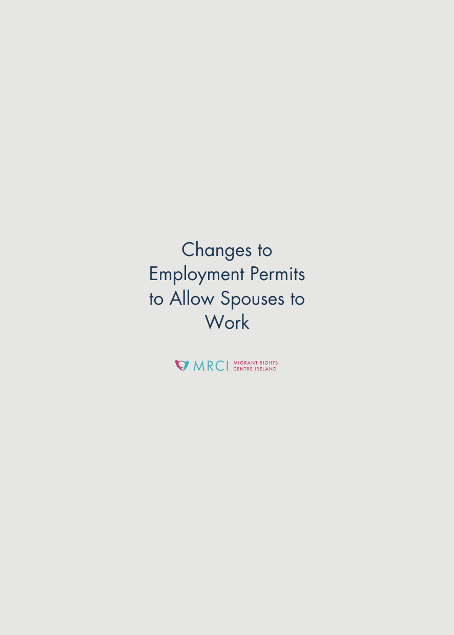 Changes to Employment Permits to Allow Spouses to Work - MRCI