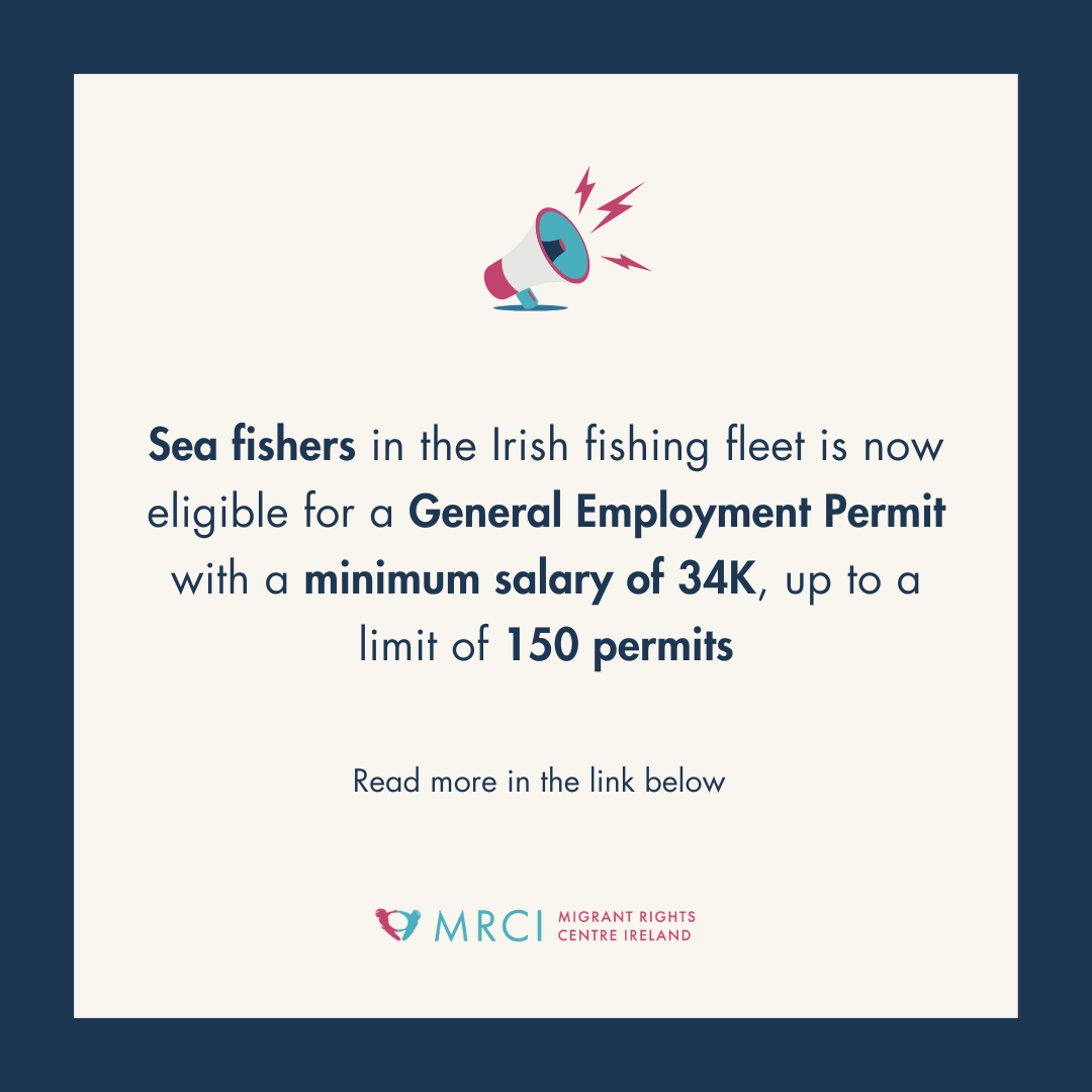 General Employment Permit for Sea Fishers - MRCI