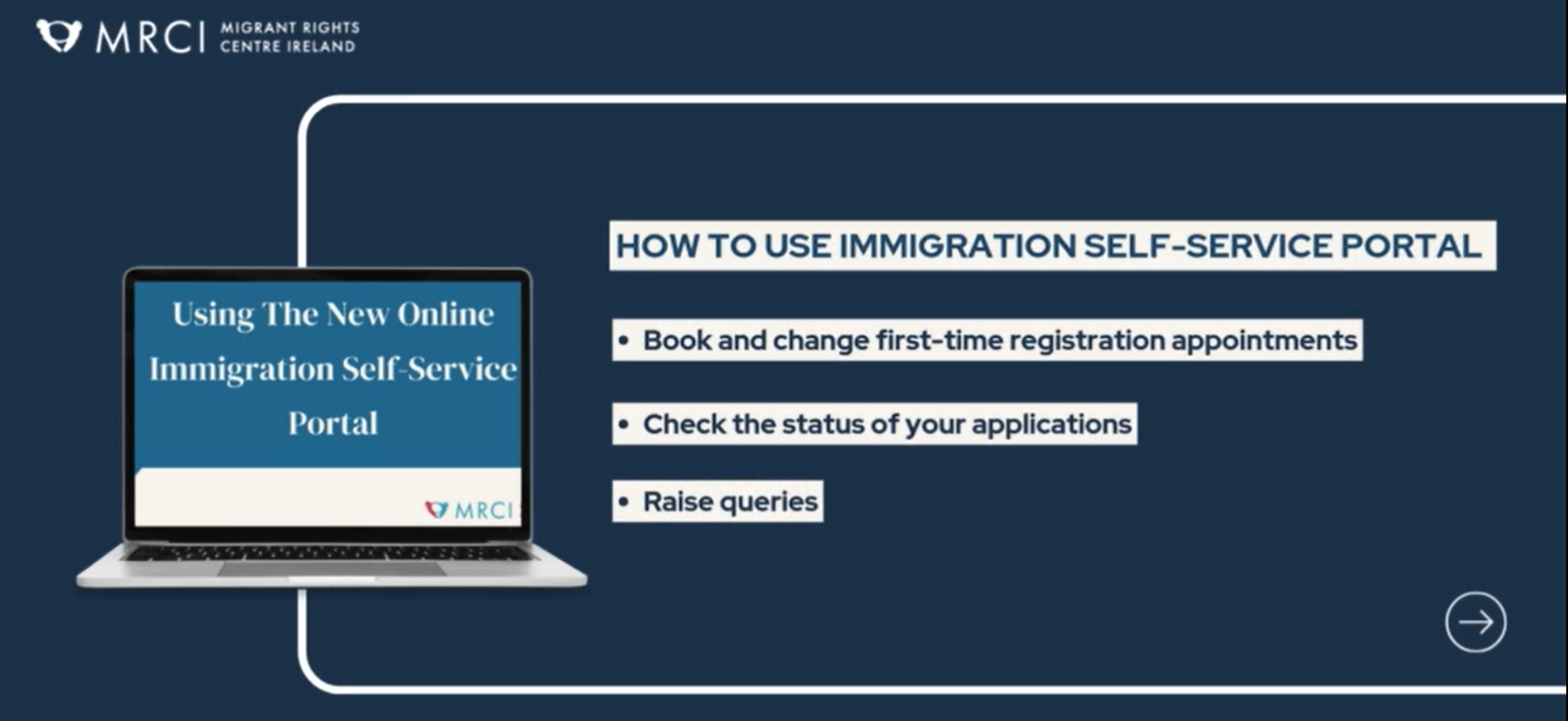New Online Immigration Self-Service Portal: A Quick Guide - MRCI