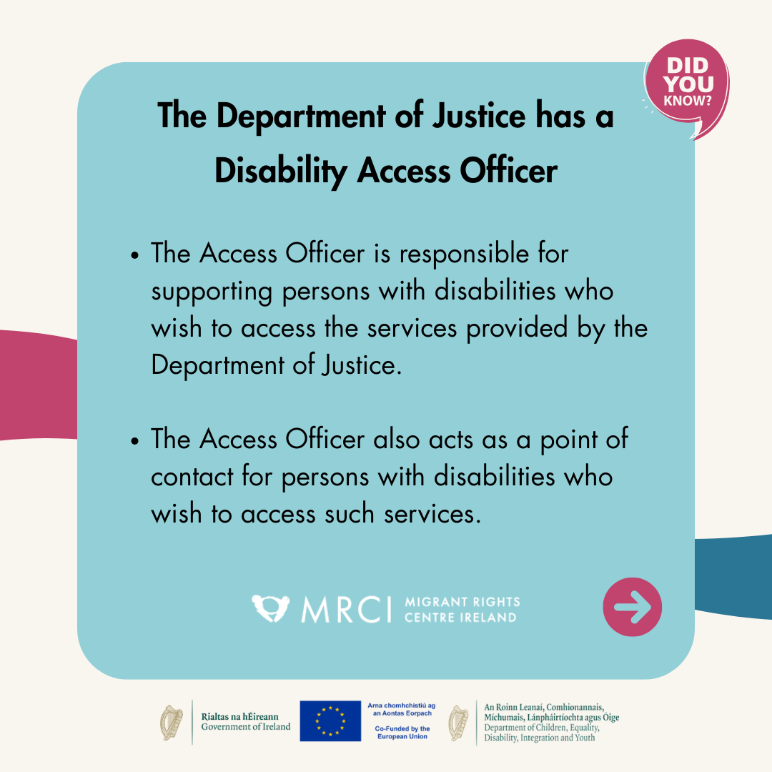 The Department of Justice's Disability Access Office - MRCI